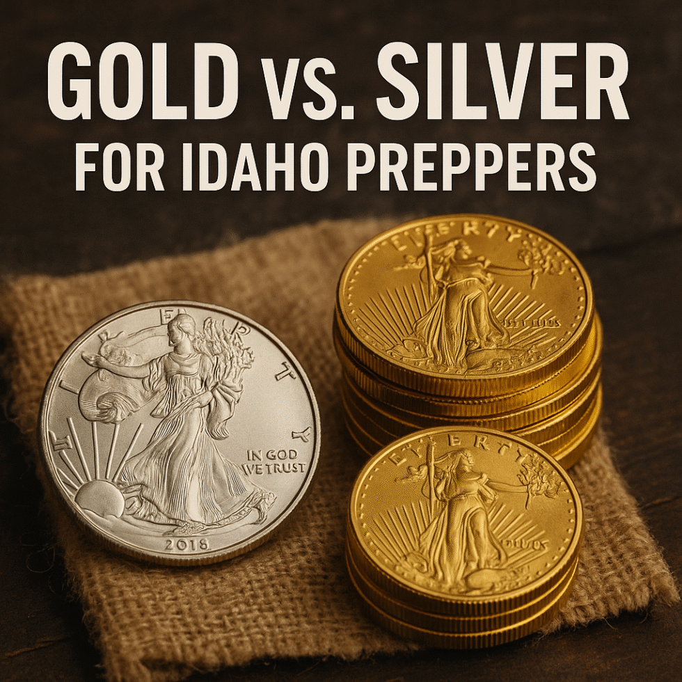 Gold vs Silver for Idaho Preppers | Idaho Bullion